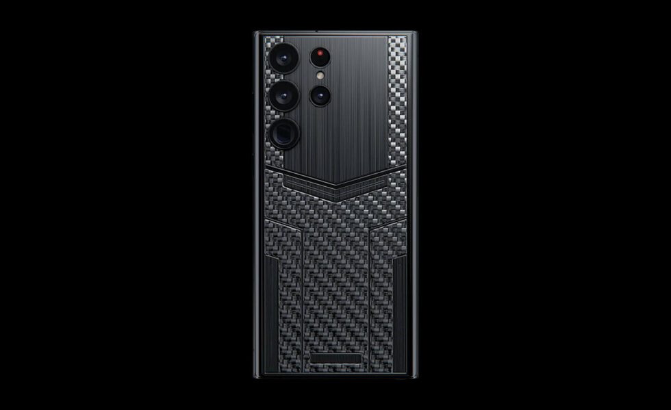 Black Samsung S23 Ultra carbon | Custom Samsung